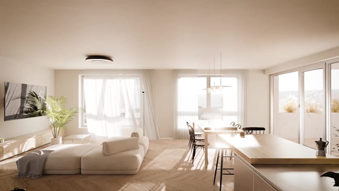Create photorealistic 3d interior renderings by Byrok_ | Fiverr