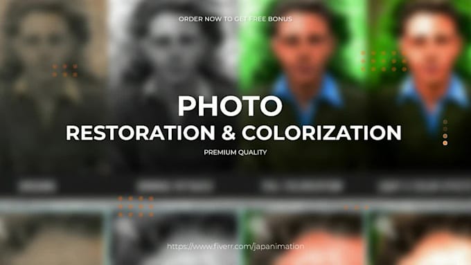 Restore colorize old damaged pictures in 48 hours by Japanimation | Fiverr
