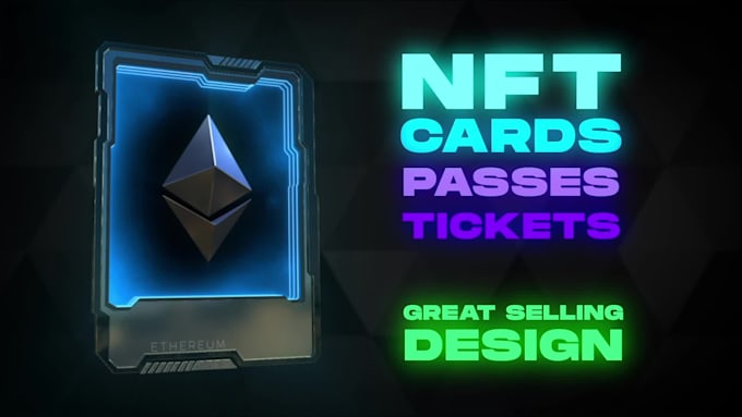 Professionally design and animate 3d nft cards and passes by Motion_leo ...