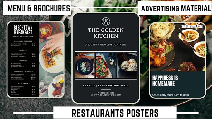 Design stunning restaurant poster design by Satyammaurya917 | Fiverr