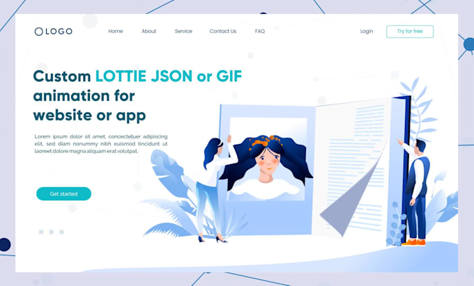 Harnessing the power of json and lottie animation by Ektaaryan | Fiverr