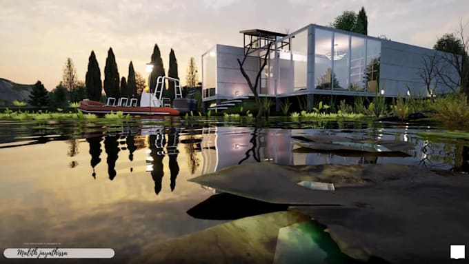 Do architecture rendering 3d animation walkthrough video by Imalith | Fiverr