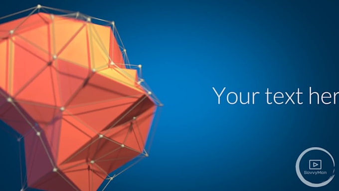 Create a custom abstract polygon logo intro animation for your brand by ...