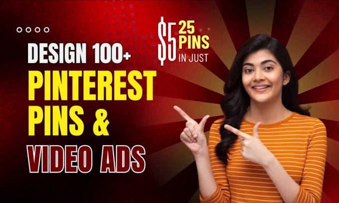 Design 100 beautiful pinterest pins and video ads by Asadmanzoor68 | Fiverr