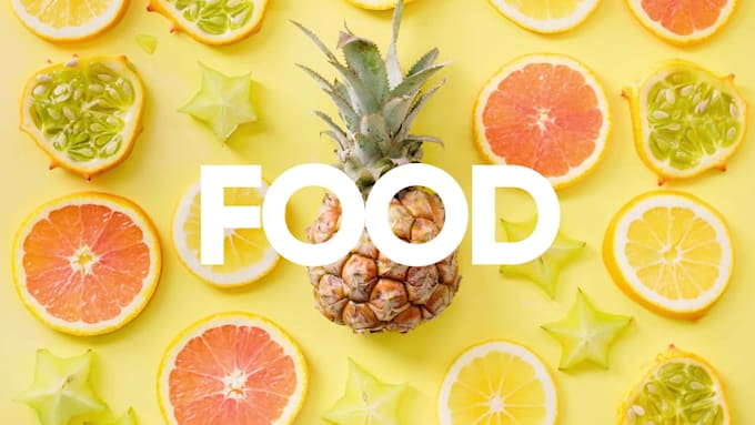 Create a healthy food intro by Bogdanfish | Fiverr