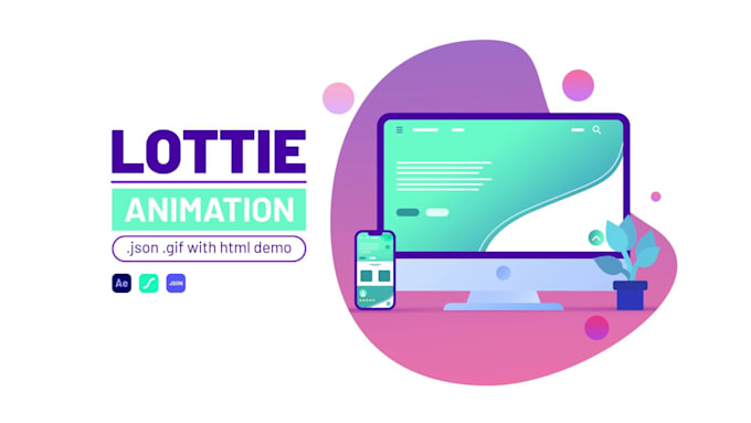 Create svg to lottie animation json by Mahadihasansohe | Fiverr