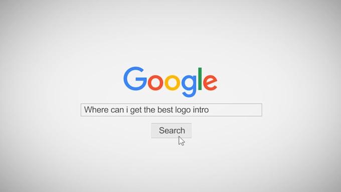 Create google search logo intro by Anushk153 | Fiverr