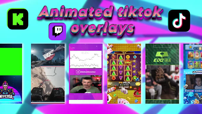 Create tiktok overlays for live stream ,shorts ,screens by Cyrin_design ...