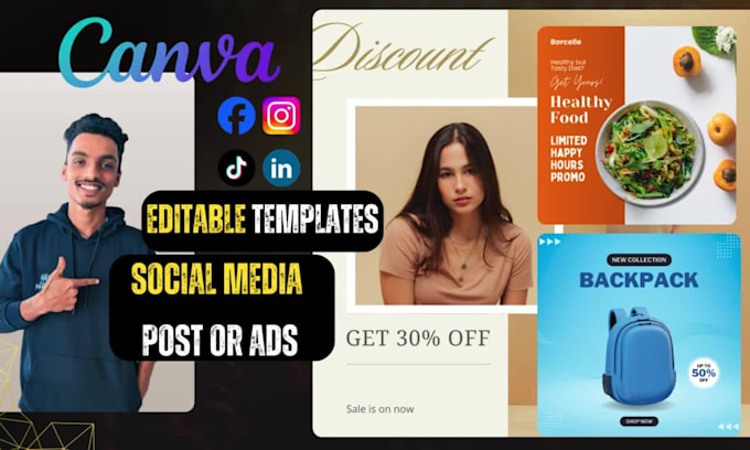Create canva templates social media posts ads poster design by Masum_al ...