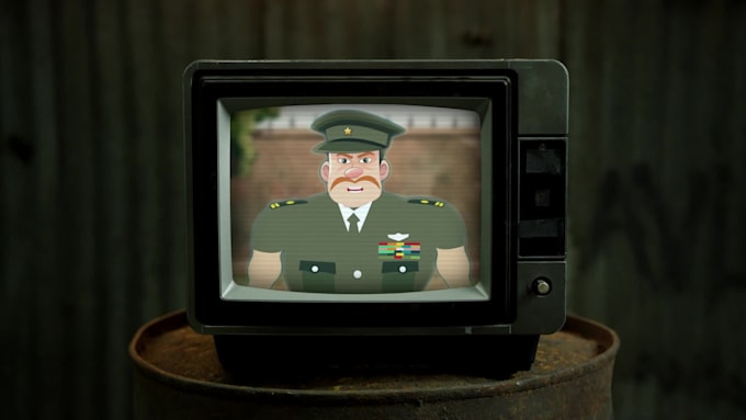 Be your angry army drill sergeant cartoon character and voice over by ...