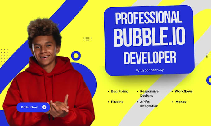 Bubble io developer app bubble io mvp ai marketplace saas adalo flutterflow api by Phil_craigg ...