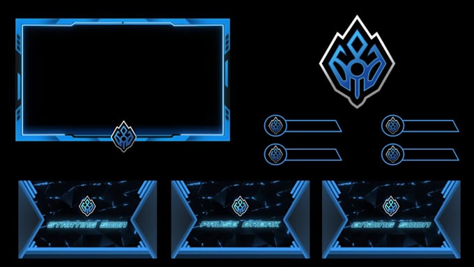 Design gaming logo with animated overlay for twitch by Bangalvi66 | Fiverr