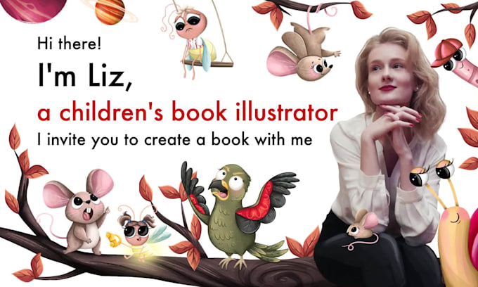 Draw awesome childrens book illustrations and covers by Lizkres | Fiverr