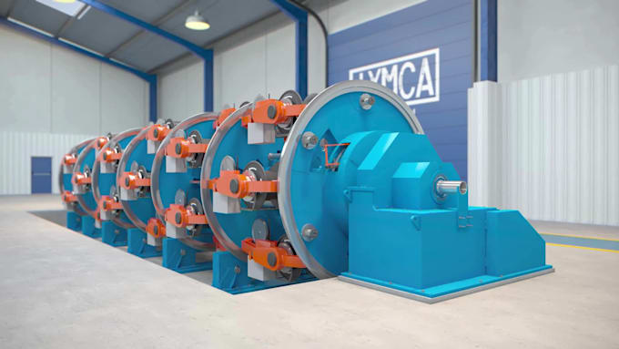 Do 3d industrial animation manufacturing process visualization ...