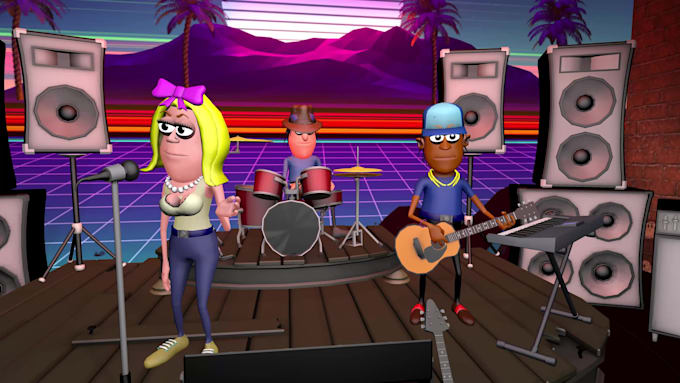 Create amazing 3d musical animation by Hasi_bro | Fiverr