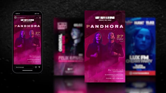 Create a professional animation motion flyer for your event by ...