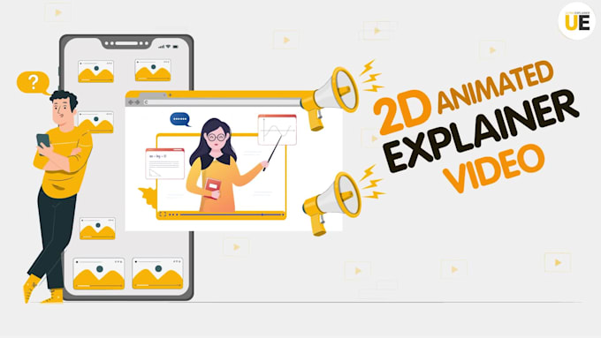 Create 2d animated explainer video or business videos in 24h by ...