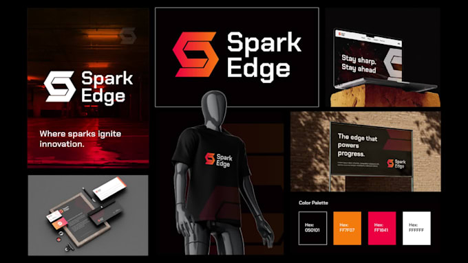 Design business logo and brand identity with visual style guide book ...