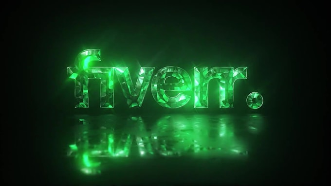 Create an epic crystal diamond logo intro animation by Tazonair | Fiverr