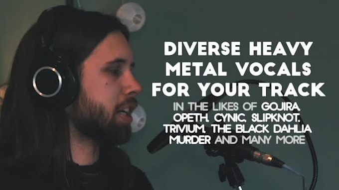 Record metal or rock vocals in a variety of styles by Moleskii | Fiverr