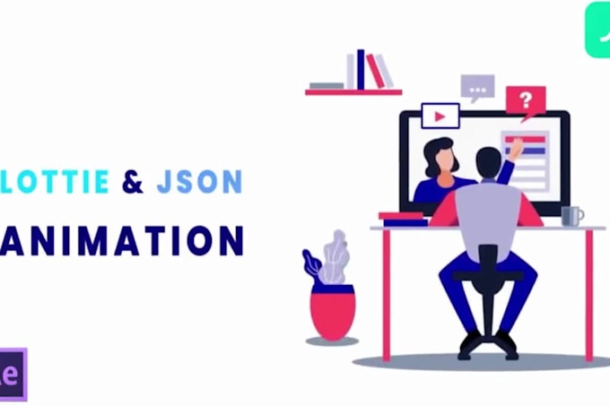 Create lottie website, animated gif, animate ui design app website dashboard by Gabrieljames106 ...