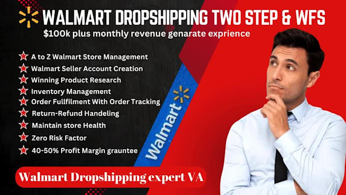 Do two step walmart dropshipping and walmart wfs with walmart ...