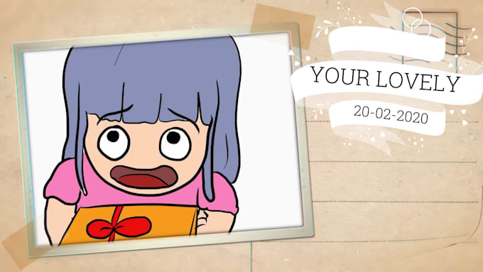Create animation for birthday present by Nusantaraproani | Fiverr