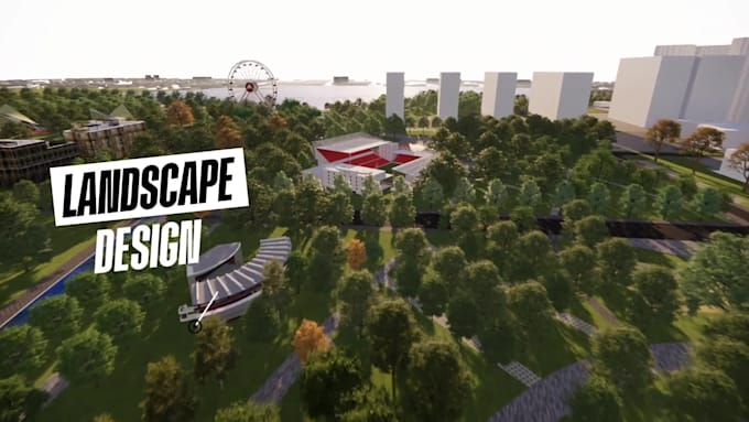 Create 3d architectural master plans with realistic rendering and video flyover by Diasqabylbek ...