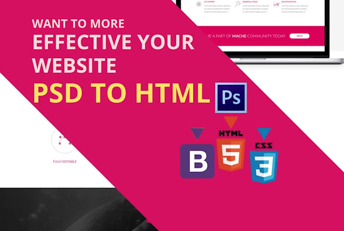 Do Psd To Html Wordpress With Responsive Html Css Bootstrap By Romiwp