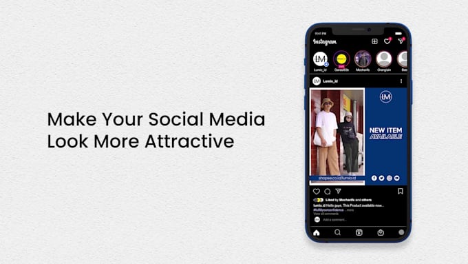 Customize a blank social media template for your brand by Mocharifs ...