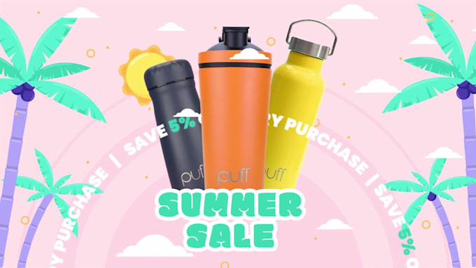 Design custom animated gif banner ads, social media posts by Nanographi ...