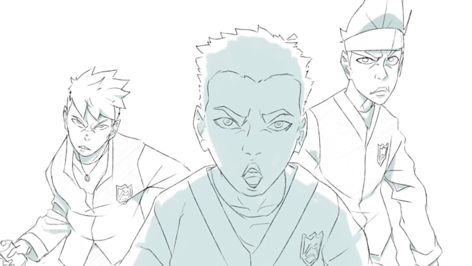 Do animatic storyboard frame by frame 2d line art animation by Bob ...