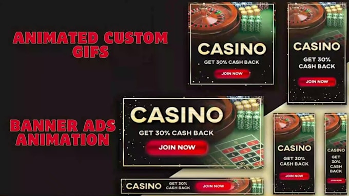 Do modern animated gif banner design animation by Nayem141 | Fiverr