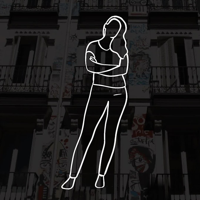 Create a simple, custom line illustration gif by Brigitteb8 | Fiverr