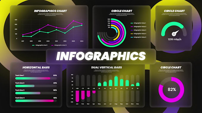 Do graphs, charts, lists and another infographics animation by Belo ...