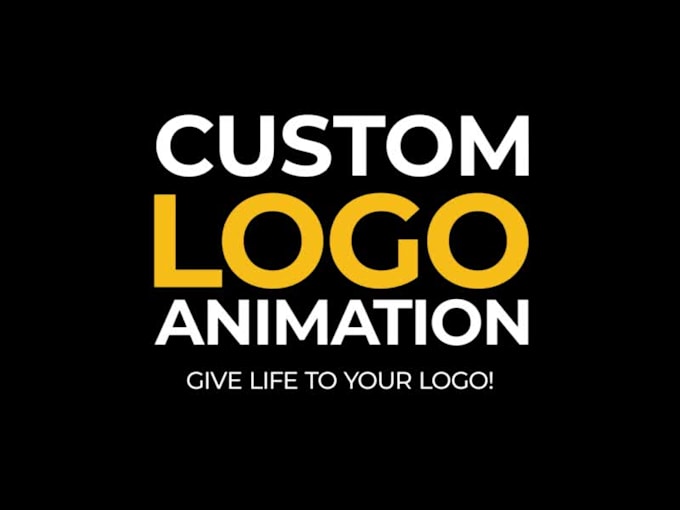 Craft a custom logo animation by M_aaatif | Fiverr