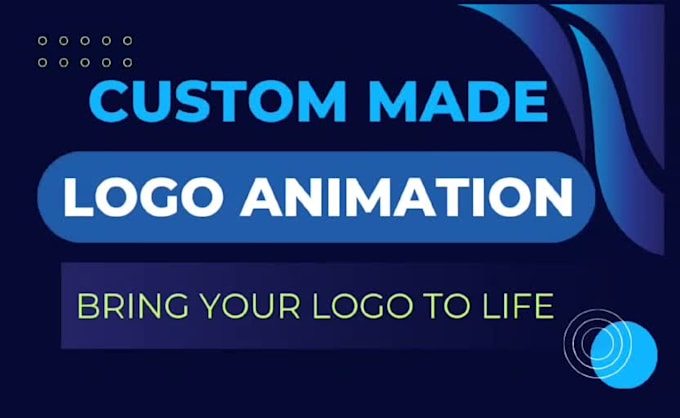 Create a custom logo animation in style by Mzi_studio | Fiverr
