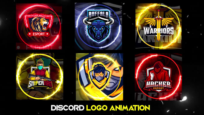 Create animated discord logo animation, banner, pfp, icon, gif, fivem ...