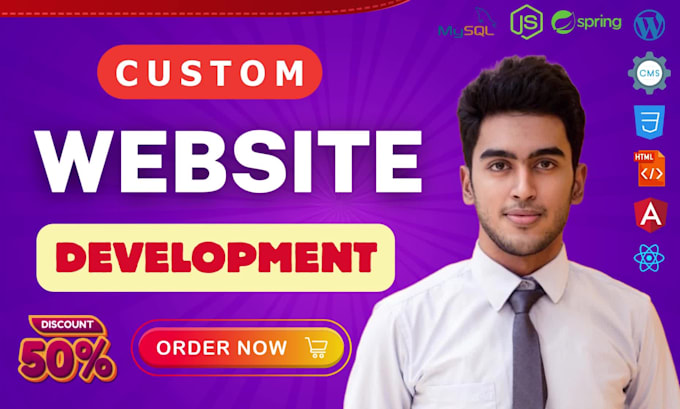 Build website, website development, rebuild website, custom website developer by Marifquei | Fiverr