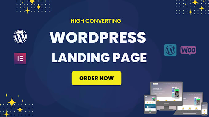 Design responsive wordpress landing page elementor landing page or elementor pro by ...