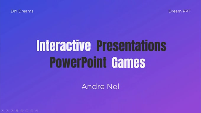 Design interactive powerpoint games and presentations by Andrenel550 ...