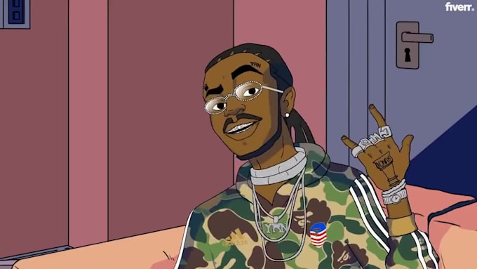 Do 2d trailers, loop animation, frame by frame, animated gif, blender ...