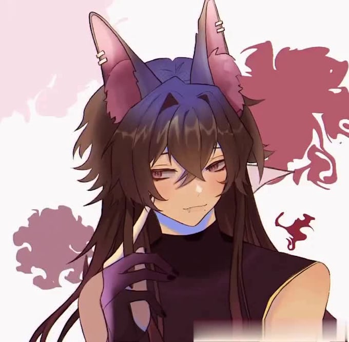 Dibujar modelo vtuber 2d, modelo live2d, tuber png, kawail, personaje ...