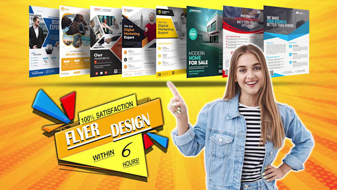 Do a professional flyer,brochure,leaflet or poster design by ...