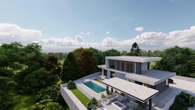 Create 3d model and photorealistic architectural 3d rendering by Ivanaralevic | Fiverr