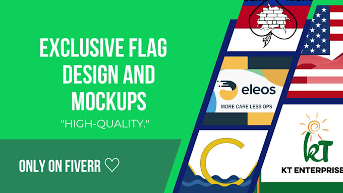 Turn your idea into amazing flags design and 3d mockups by Nabil88 | Fiverr