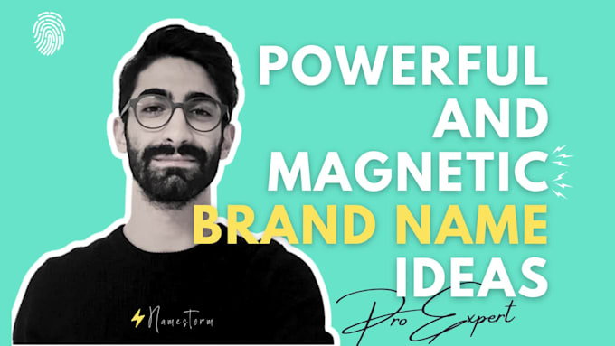 Expertly craft 5 catchy, distinct and memorable business, brand names ...