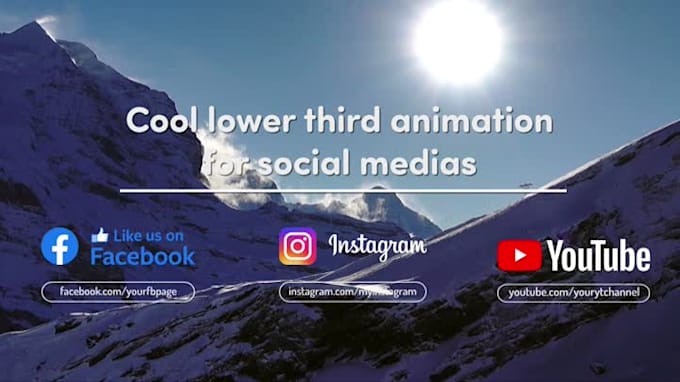 Create these cool lower thirds for your social media by Claytoncrispim ...
