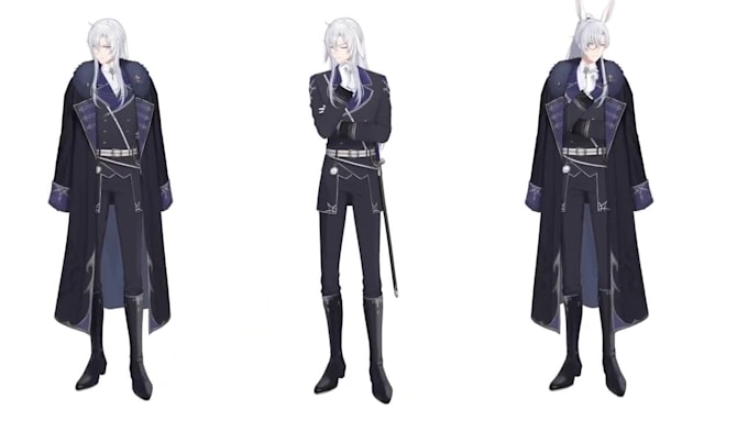 Draw and rig live2d vtuber model, 2d rigging, live2d, 2d animation ...