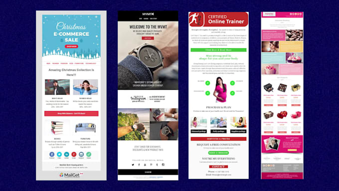 Design custom responsive html email template by Nazmul764 | Fiverr
